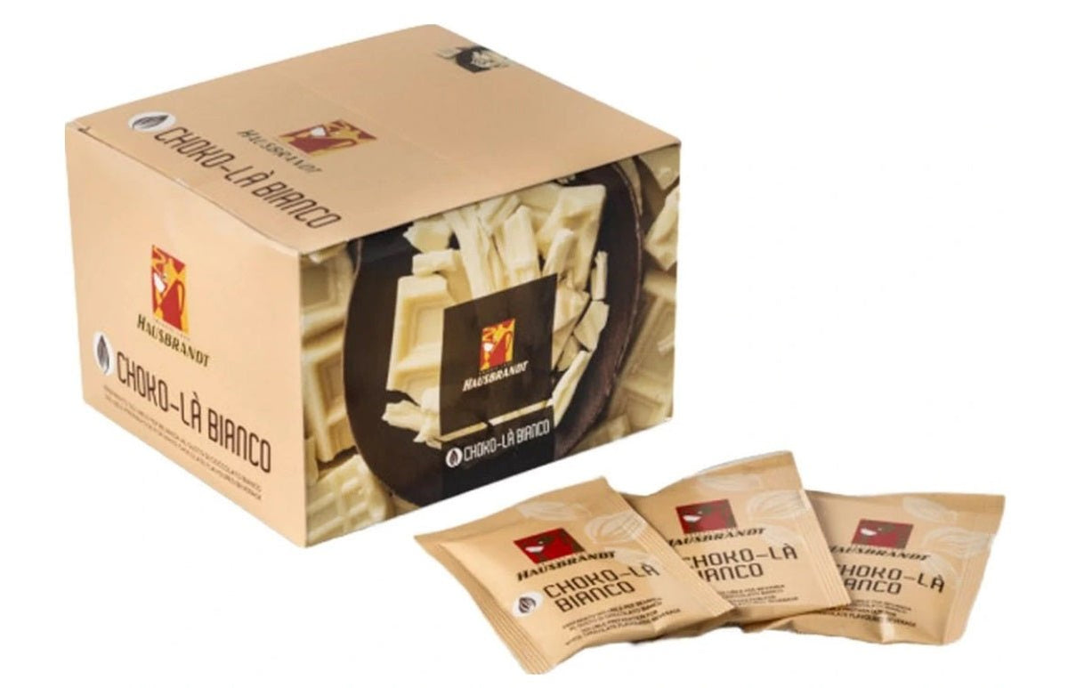 Hausbrandt CHOCO-LA' Bianco - White Chocolate Beverage Powder - 2 x 25 ...