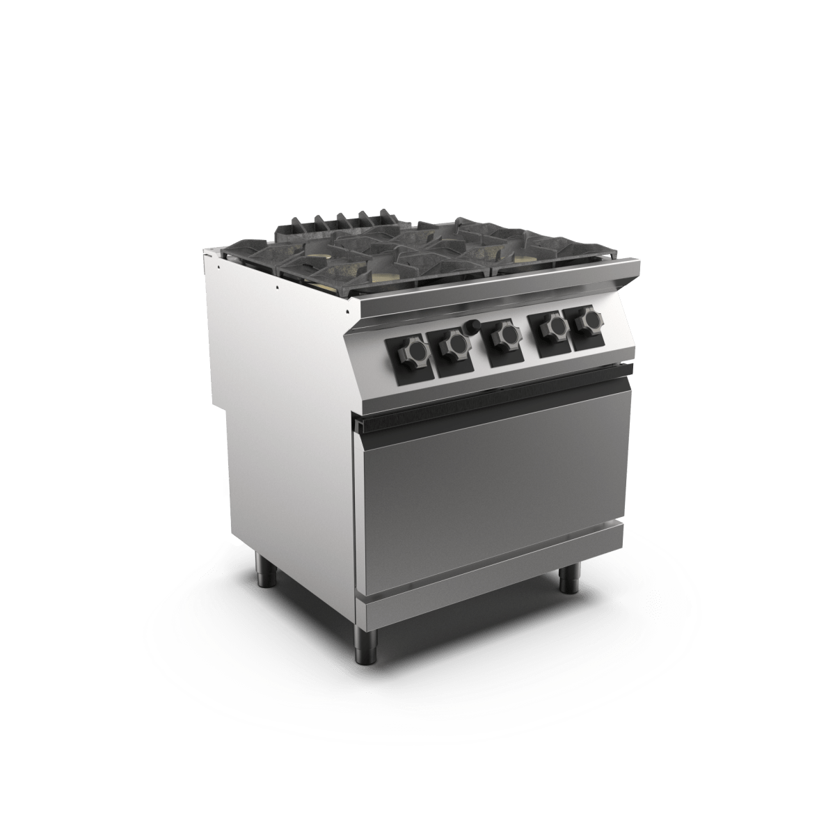 Mareno PC98GFG - 4 Burner Gas Range with Oven — Al Ahlia Hotel Supplies Co.