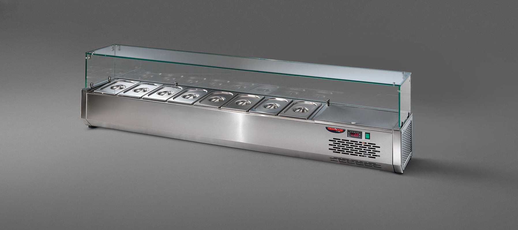 TECNODOM VR4140VD - Refrigerated Display for Pizza Ingredients 5 x 1/4 ...