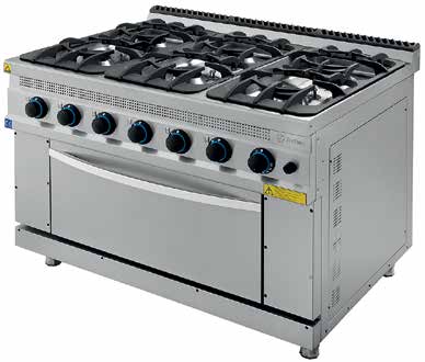 TURHAN TC.9KG121 - 6 Burners Gas Range with Oven — Al Ahlia Hotel ...